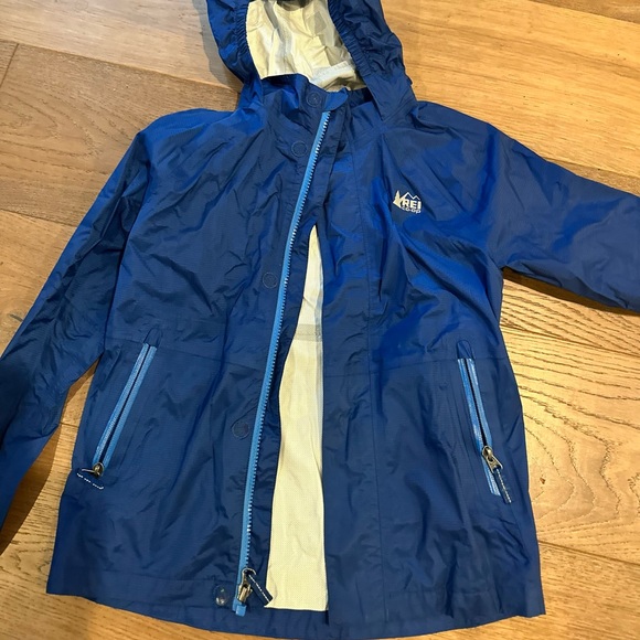 REI | Jackets & Coats | Rei Kids Rainwall Rain Jacket Cobalt Blue ...